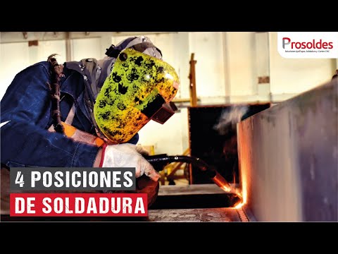4 tipos básicos de posiciones de soldadura