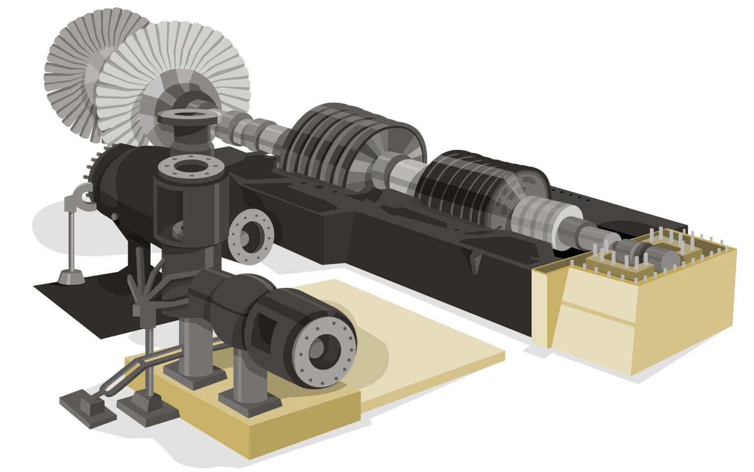 Turbinas de Vapor - Partes, Tipos, Funcionamiento, Ventajas y Aplicaciones
