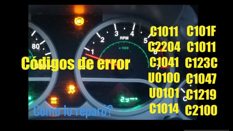 Descifrando los códigos de error del motor en el Jeep Wrangler JL