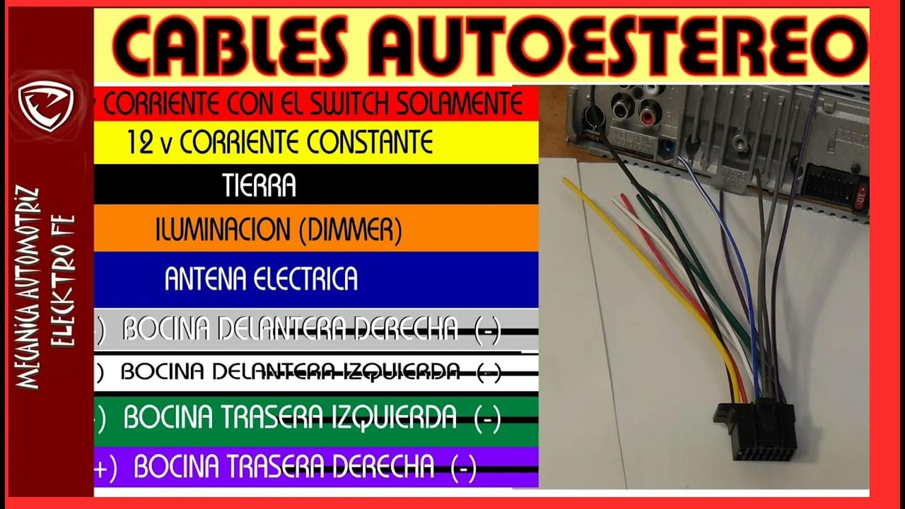 Codigo De Colores De Estereo Ford